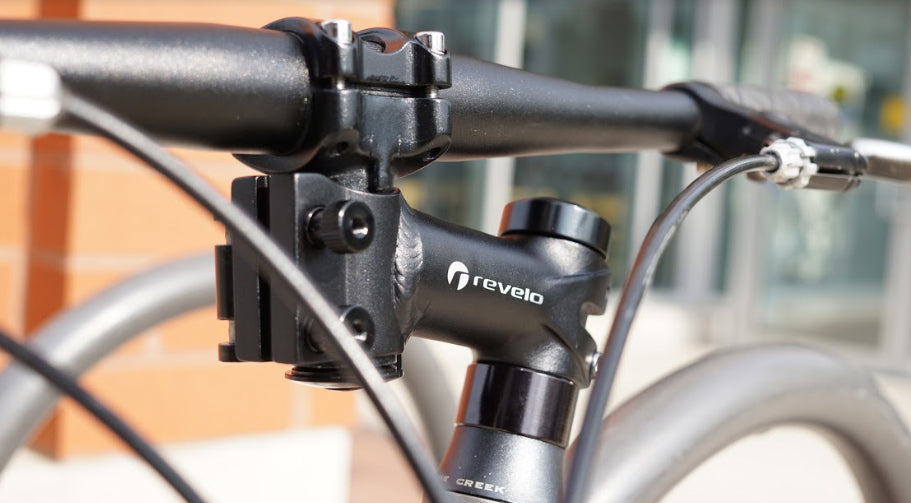 Revelo THINstem | folding bike stem | rotate handlebars 90 degrees ...